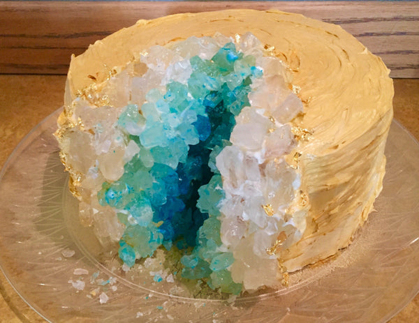 Geode Cake Recipe: Learn How To Make This Gold-Adorned Geode Cake