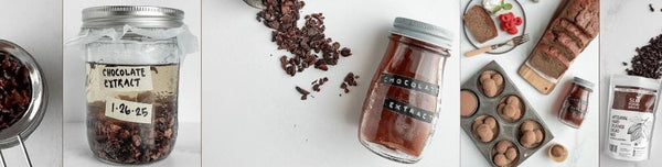 Making Pure Cacao Extract - DIY Chocolate Extract - Slofoodgroup