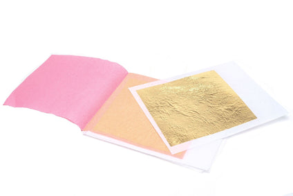 Soft Press Transfer Edible Gold Sheets | 24K Gold Leaf for Cakes