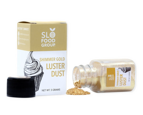 Shimmer Gold Luster Dust - Edible Shimmer Gold Luster Dust Powder